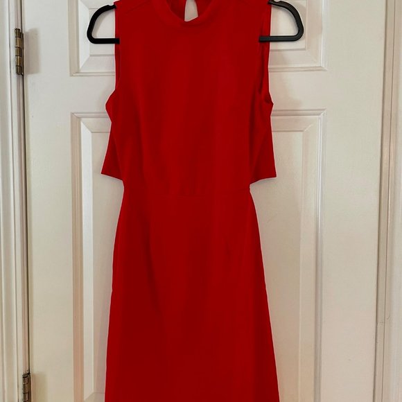 Lulus | Dresses | Red Open Back Tobi Dress | Poshmark